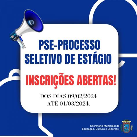 Prefeitura Abre Processo Seletivo Para Estagiários