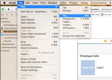 Ios Uitableview Custom Cell With Image Tutlane