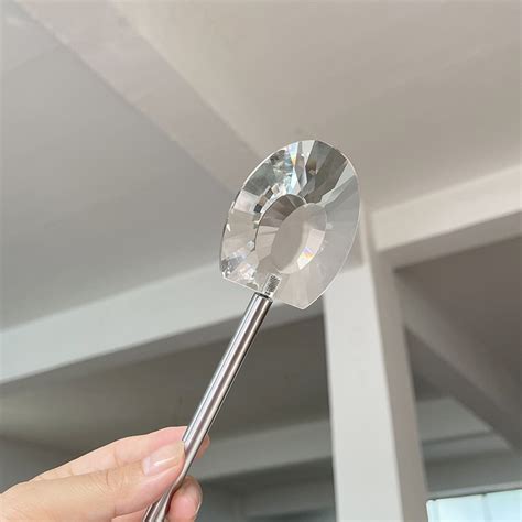Faceted Clear Crystal Glass Prisms Crystal Round Camera Filter Glass