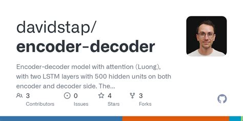 GitHub Davidstap Encoder Decoder Encoder Decoder Model With Attention Luong With Two LSTM