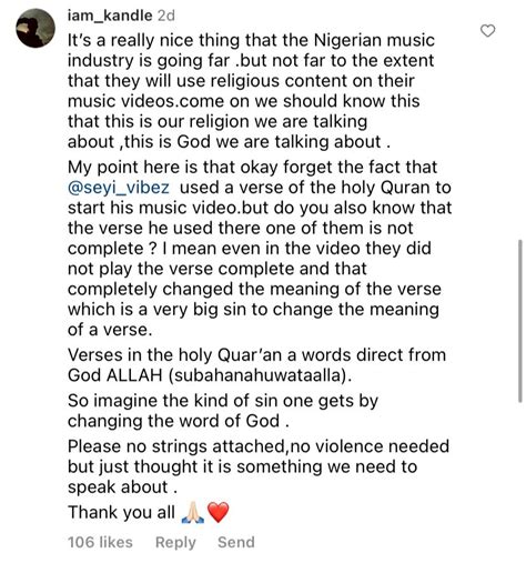 Singer Seyi Vibez Receives Backlash From Muslim Community For Sampling