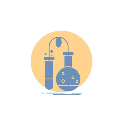 Testing Chemistry Flask Lab Science Glyph Icon 12871334 Vector Art At Vecteezy