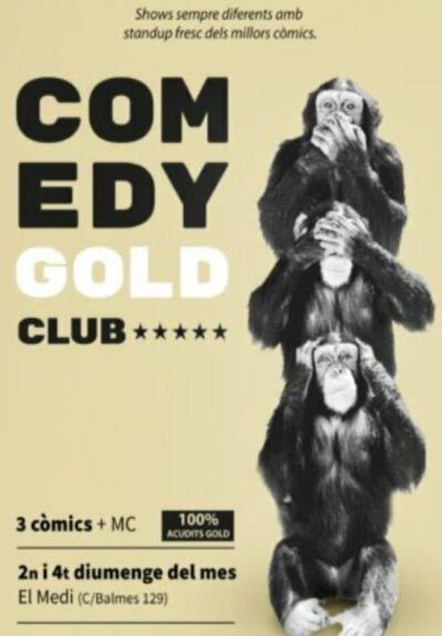 Comedy Gold Club El Medi Teatre Barcelona