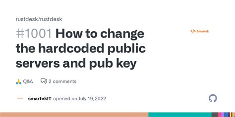 How To Change The Hardcoded Public Servers And Pub Key Rustdesk