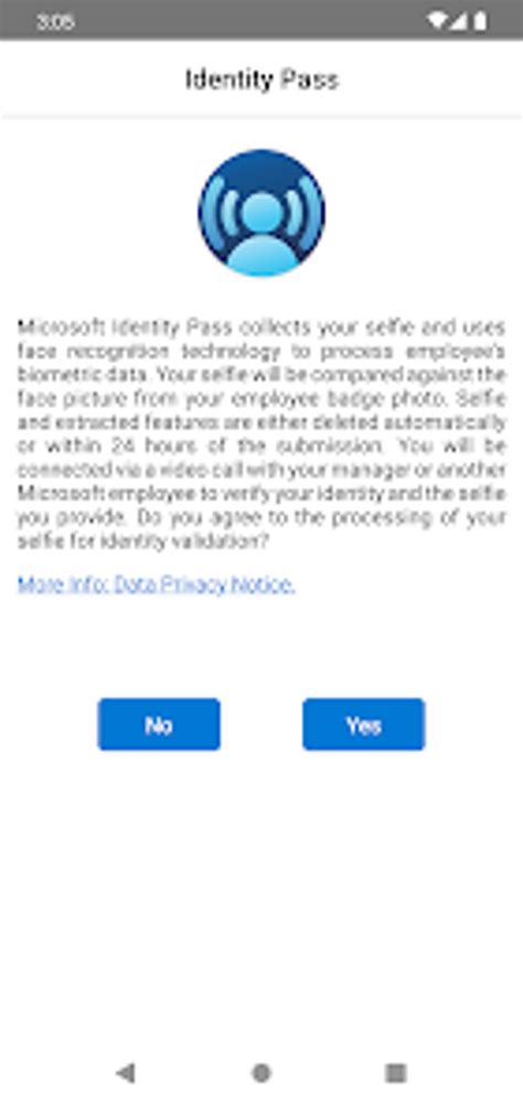 Microsoft Identity Pass Pour Android T L Charger