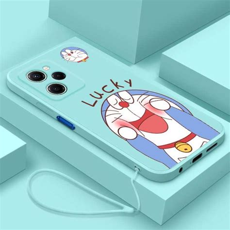 Oneplus Nord Ce Lite Nord T Ce Lite G Lucky Cat Doraemon Casing Matte Liquid Silicon Back