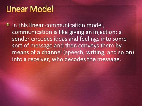 The Models Of Communication Linear Interactive And Transactional