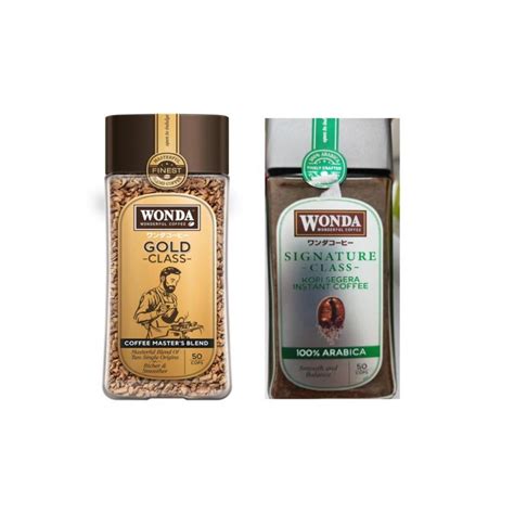 Wonda Instant Coffee 100gm Signature Class 100 Arabica And Gold Class