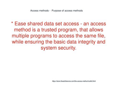 Access Method Ppt Download