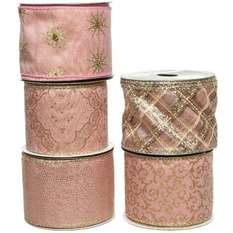 NASTRI 5 COLORI ASS BLUSH PINK