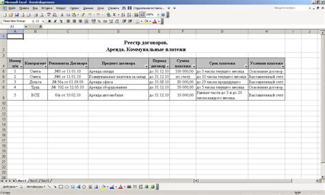 Планово экономический отдел Управление платежами реестр договоров
