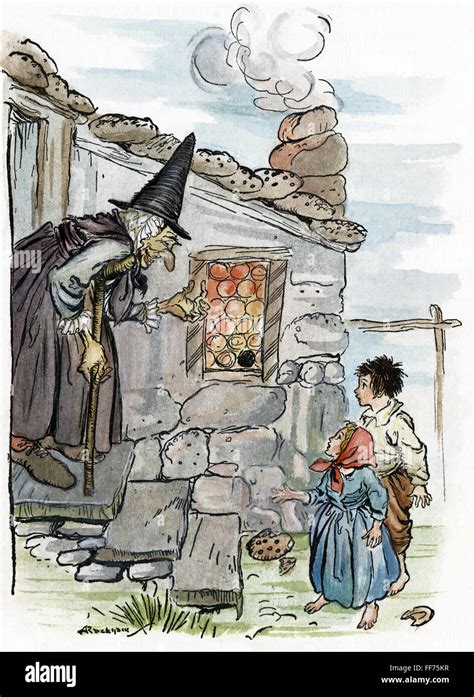 Grimm Hansel Et Gretel Nla Invite Sorcière Hansel Et Gretel Dans Sa Maison Dessin Darthur