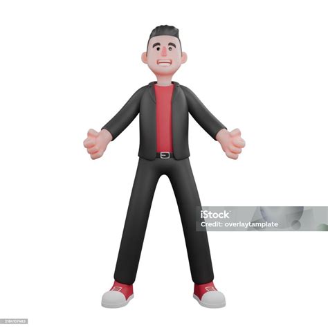 3d의 안무가 캐릭터 두 손을 온몸에 얹은 채 에너지 넘치는 표정을 짓고 있는 남성 안무가 애니메이션 댄스 탤런트 만화에 대한 스톡 사진 및 기타 이미지 Istock