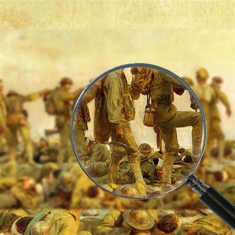 Gassed John Singer Sargent Canvas Print