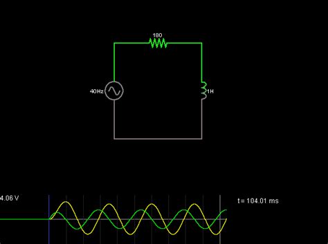 A C Response Of Inductor Online Circuit Simulator