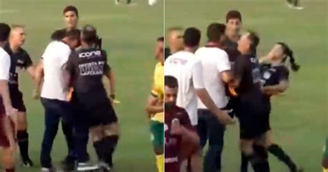 Repugnante Episodio En El Fútbol Brasileño Un Dt Le Dio Un Cabezazo A