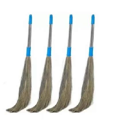 Steel Pipe Grass Broom Phool Jhadu At ₹ 48piece Phool Wali Jhadu In