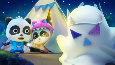 کارتون بیبی باس با داستان هیولا بیرون از چادر