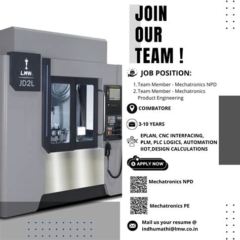 Lmw Hiringnow Engineeringjobs Mechatronics Automationjobs… Lmw Limited 11 Comments