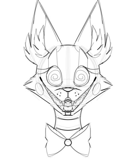 Lolbit Coloring Page Fnaf Withered Lolbit 29594190809
