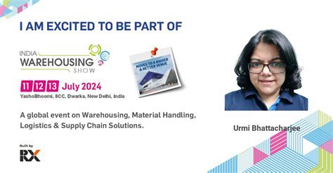 Urmi Bhattacharjee On Linkedin Iws2024 Warehousingsolutions Mhe Materialhandling