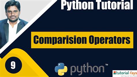 part 02 comparison operators python tutorial for beginners python