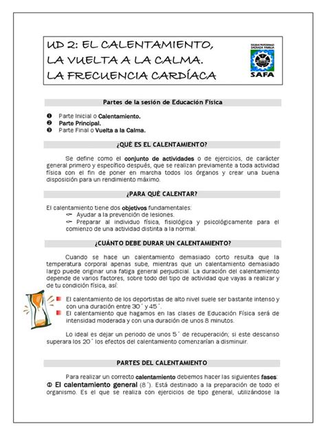 Vuelta a la calma en educación física Guía completa DonComo