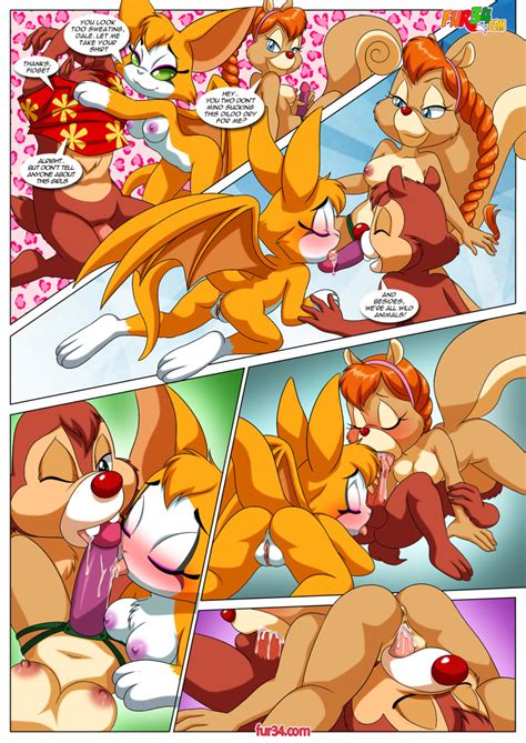 Rule 34 Bbmbbf Chip N Dale Rescue Rangers Clothing Comic Disney