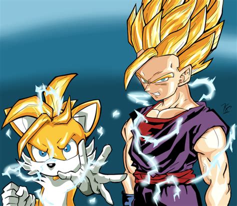 Hyper Tails And Ssj2gohan By Thephantomv On Deviantart