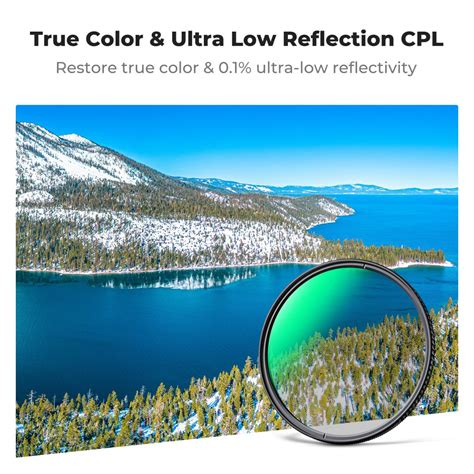 67mm True Color Ultra Low Reflectivity Cpl Filter Polarizer Lens Filter Circular Polarizing For