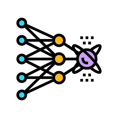 Algorithm Quantum Technology Color Icon Vector Illustration 36930553