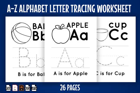 Free Printable Alphabet Tracing Worksheets A Z Pdf Infoupdate Org