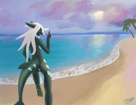 Rule 34 Anthro Beach Blue Eyes Buttplug Condom Wrapper Female Fish