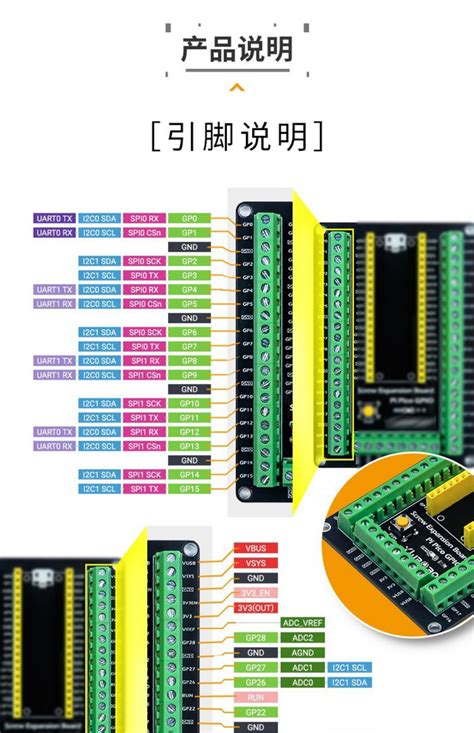 适用于树莓派pico扩展板raspberrypi开发板gpio传感器 阿里巴巴