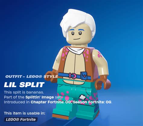 Bro Why The Hell Does Lego Lil Split Look Like A Mccreamy Icon Skin U