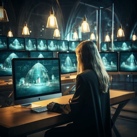 premium photo computer network