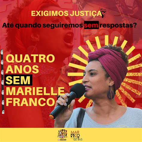 Quatro Anos Sem Marielle Franco Abayomi Coletiva De Mulheres Negras