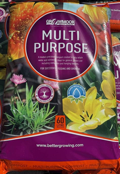Growmoor Multi Purpose Compost 60l Braithwaites Garden Centre And Coffee Shop