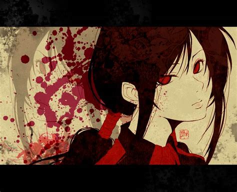 红 ソクラ的BLOOD C更衣小夜插画图片 BoBoPic