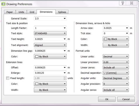LibreCAD User Line Width Does Not Show