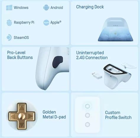 8bitdo Controller Genshin Impact Video Gaming Gaming Accessories