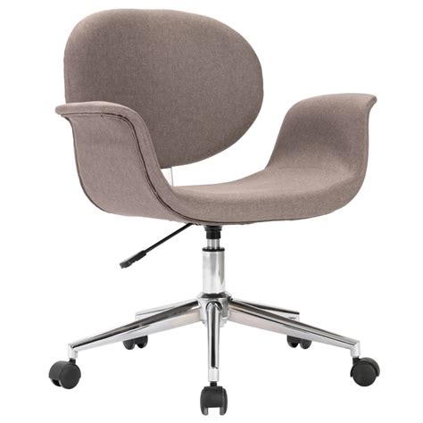 Chaise De Salle à Manger Pivotante En Tissu Gris Taupe Leroy Merlin