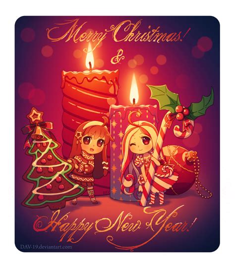 Gingerbread And Candy Cane By Dav 19 On Deviantart