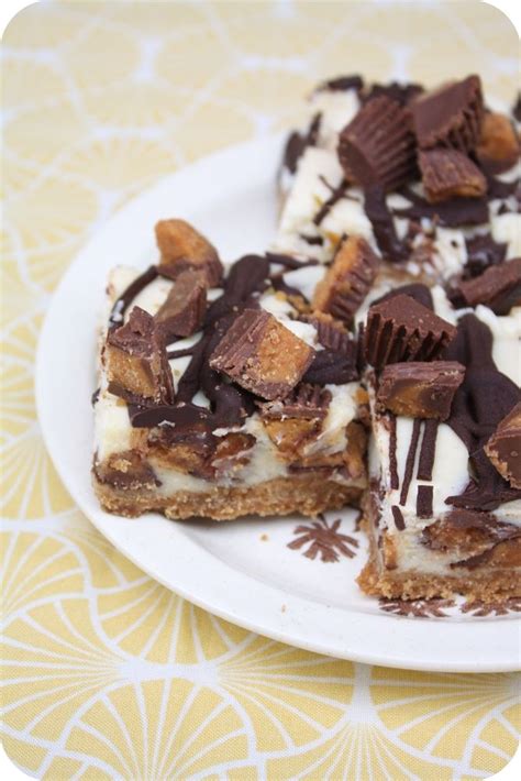 Peanut Butter Cup Cheesecake Bars