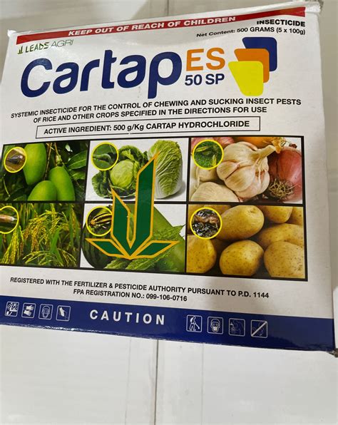 CARTAP HYDROCHOLORIDE 50 SP 500 GRAMS 5x100grams By Leads Lazada PH
