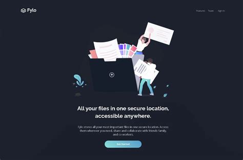 Github Carlos A P Fylo Dark Theme Landing Page A Challenge From Front End Mentor This Is A
