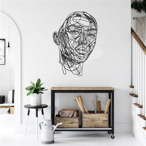 Laser Cut Batman Head Sculpture Wooden Art Dxf File