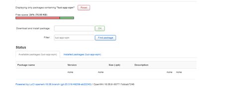 Problem With Software Installation Installing And Using Openwrt Openwrt Forum
