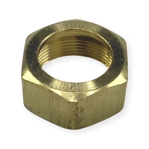7 8 61 Brass Compression Nut Wal Rich Corporation