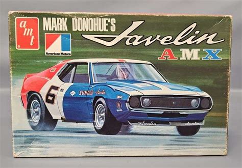 Amt Mark Donohue Javelin Amx 1 25 Scale Model Kit Toys Trains And